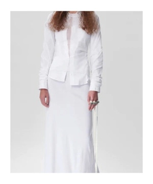 ANN DEMEULEMEESTER Betty Fitted Popeline Shirt