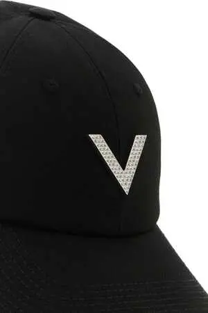 Valentino Garavani Logo Plaque Baseball Cap