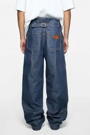 Acne Studios Belted Wide-leg Trousers
