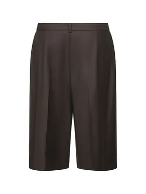 Loulou De Saison Adler Tailored Pleated Shorts