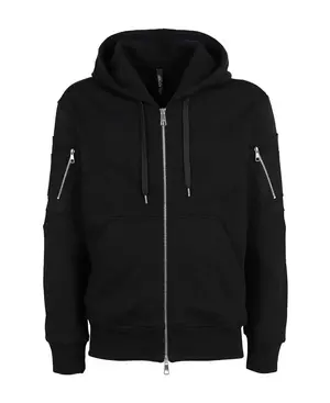Neil Barrett Hooded Zip-up Vest Jacket