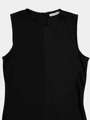 AMI Paris Sleeveless Round Neck Straight Dress