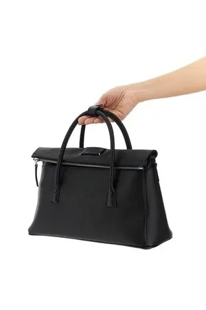 MAISON MARGIELA Top Handle Shoulder Bag - Black