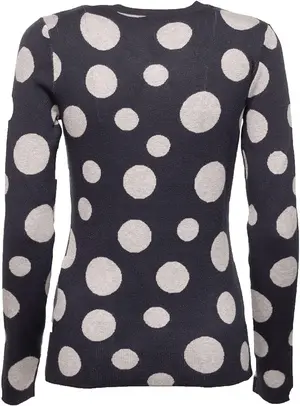 Emporio Armani Polka Dot Knit Pullover