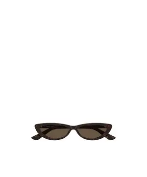 Alexander McQueen Cat-eye Frame Sunglasses - Black