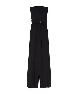 Max Mara Fiero Strapless Jumpsuit - Navy