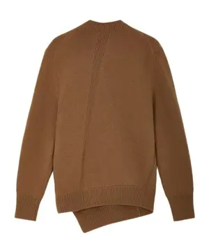 JIL SANDER Asymmetrical Wool Sweater