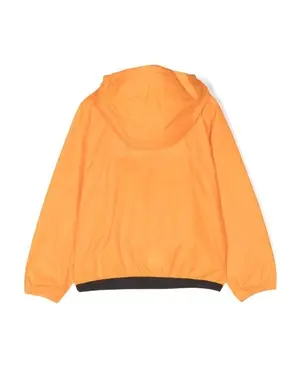 Play Comme Des Garcon Half Zipper Jacket - Orange