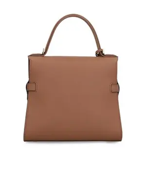 Delvaux Logo Shoulder Bag - Brown