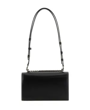 Alexander McQueen Jewelled Foldover-top Shoulder Bag