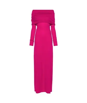 Balenciaga Stretch Design Maxi Dress