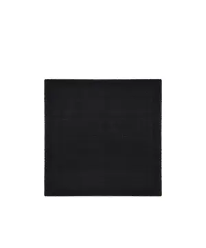 Givenchy Monogram Frayed Edge Scarf - Black