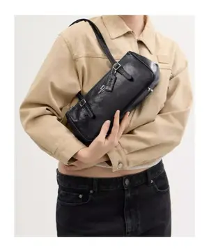 COACH Asher Shoulder Bag - Silver/black