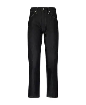 JIL SANDER Straight Leg Jeans With Button Detail