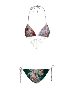 Zimmermann Two-piece Paisley Print Swimsuit