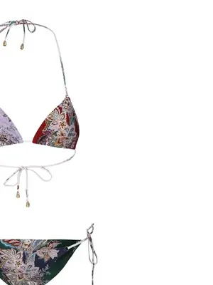 Zimmermann Two-piece Paisley Print Swimsuit