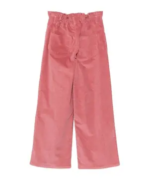 Fendi Ruffled Corduroy Trousers - Red