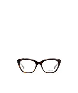 Balenciaga Cat-eye Eyeglasses With Logo Detail - Black