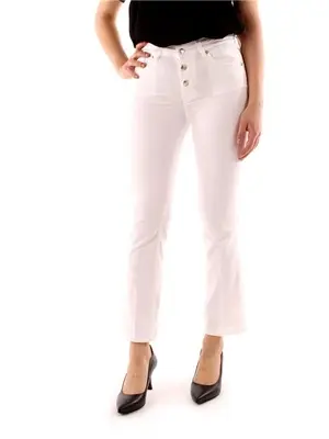 Liu Jo Cropped Jeans With Button Detail