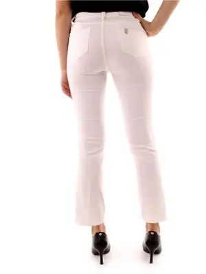 Liu Jo Cropped Jeans With Button Detail
