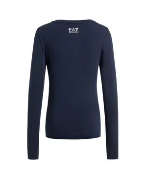 EA7 Embellished Long-sleeved T-shirt