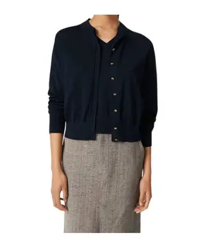 Bottega Veneta Knitted Cardigan And V-neck Vest Set