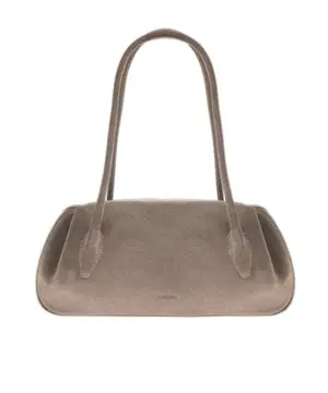 Yuzefi Oyster Shoulder Bag - Gray