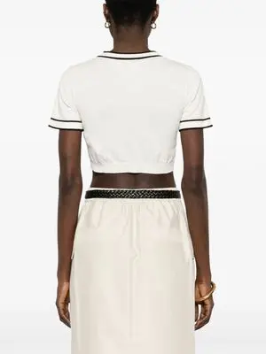 Max Mara Uscio Crewneck Cropped Top