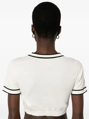 Max Mara Uscio Crewneck Cropped Top