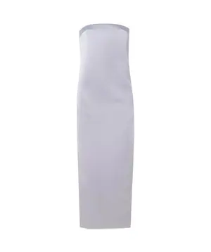 16Arlington Strapless Maxi Dress With Plunge Neckline And Back Slit