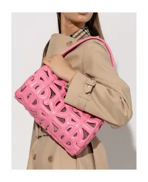 Burberry Quilted Monogram Freya Top Handle Bag