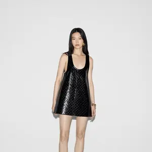 Gucci Gg Embossed Mini Dress
