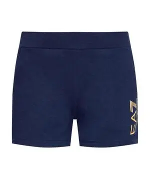 Emporio Armani Logo Print Fitted Shorts