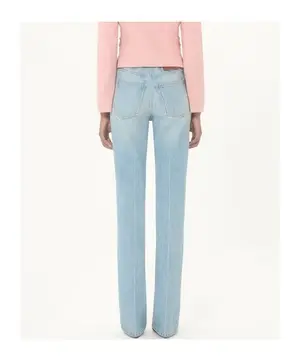 Valentino Garavani Button Detailed Straight Leg Jeans - No