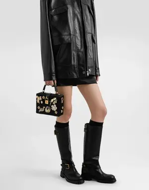 Dolce & Gabbana Embellished Box Tote Bag