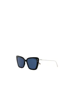 Dior Cat Eye Logo Sunglasses - Blue