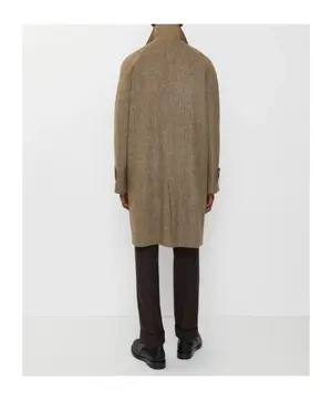 Burberry Single Breasted Reversible Coat