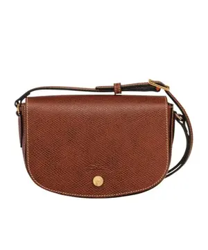 Longchamp Sépure Crossbody Bag With Debossed Logo - Brown