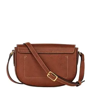 Longchamp Sépure Crossbody Bag With Debossed Logo - Brown