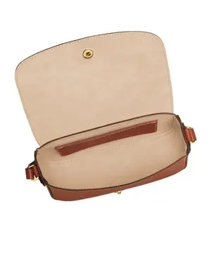 Longchamp Sépure Crossbody Bag With Debossed Logo - Brown