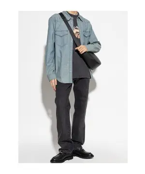 Isabel Marant Étoile Double-pocket Cotton Shirt - Blue