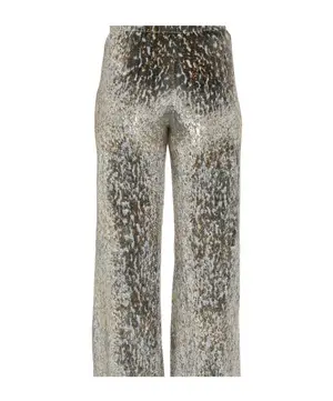 FORTE_FORTE Textured Wide-leg Pants - Gray