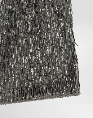 Dolce & Gabbana Sequin Embellished Mini Dress
