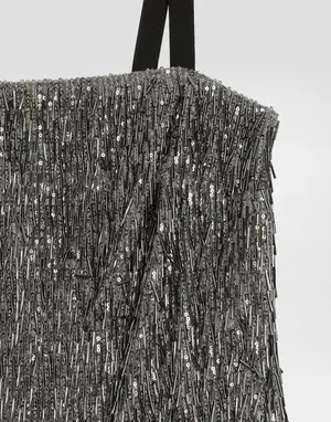 Dolce & Gabbana Sequin Embellished Mini Dress