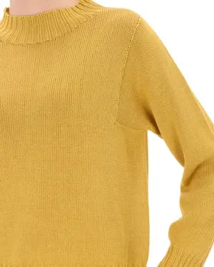 Fabiana Filippi Ribbed Crew Neck Long Sleeve Sweater