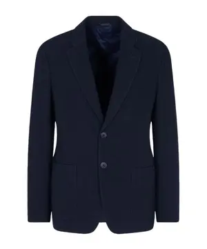 Giorgio Armani Single-breasted Blazer - Blue