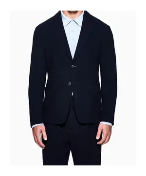 Giorgio Armani Single-breasted Blazer - Blue