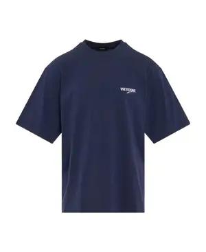 We11Done Logo Printed Crewneck T-shirt