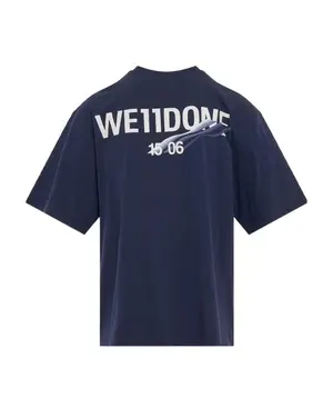 We11Done Logo Printed Crewneck T-shirt