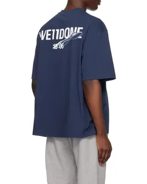 We11Done Logo Printed Crewneck T-shirt
